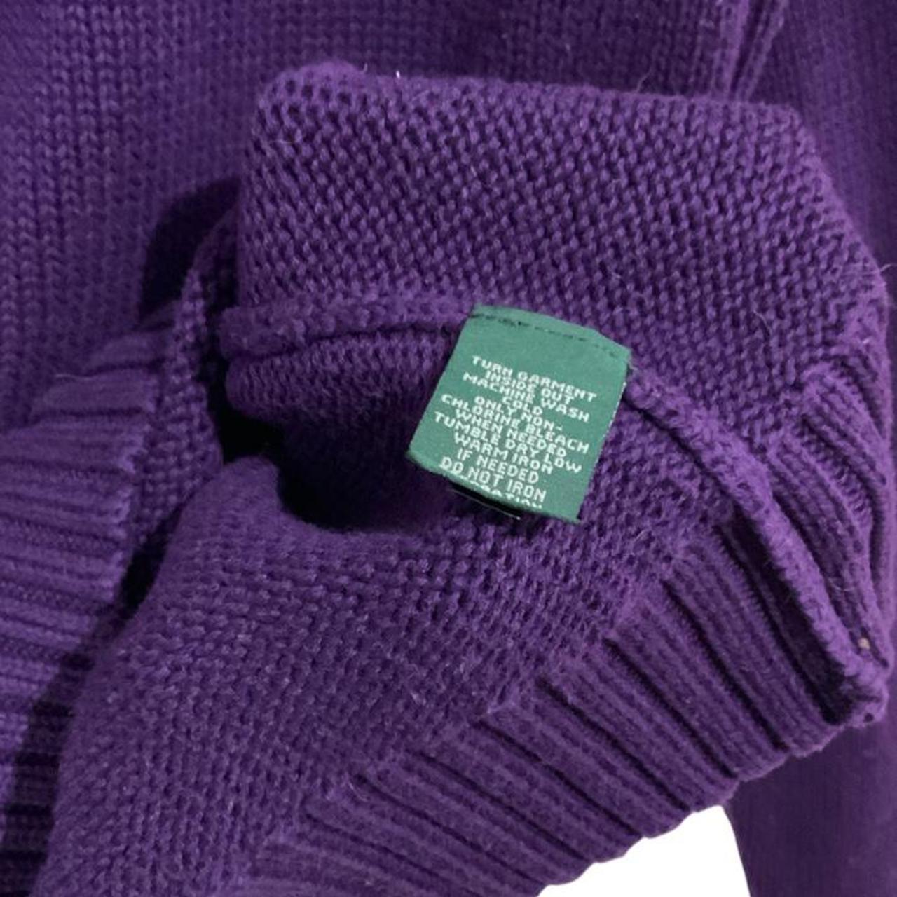 Ralph Lauren Women's Purple Jumper | Depop