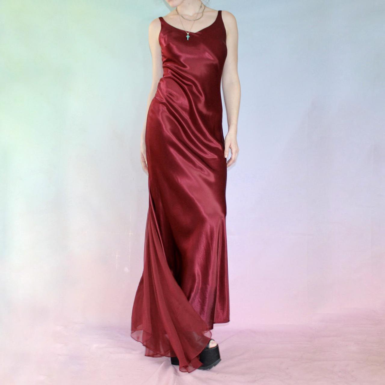 90s Vampy Goth Prom Dress 🥀 Vintage 90s 🥀 Vampy Depop