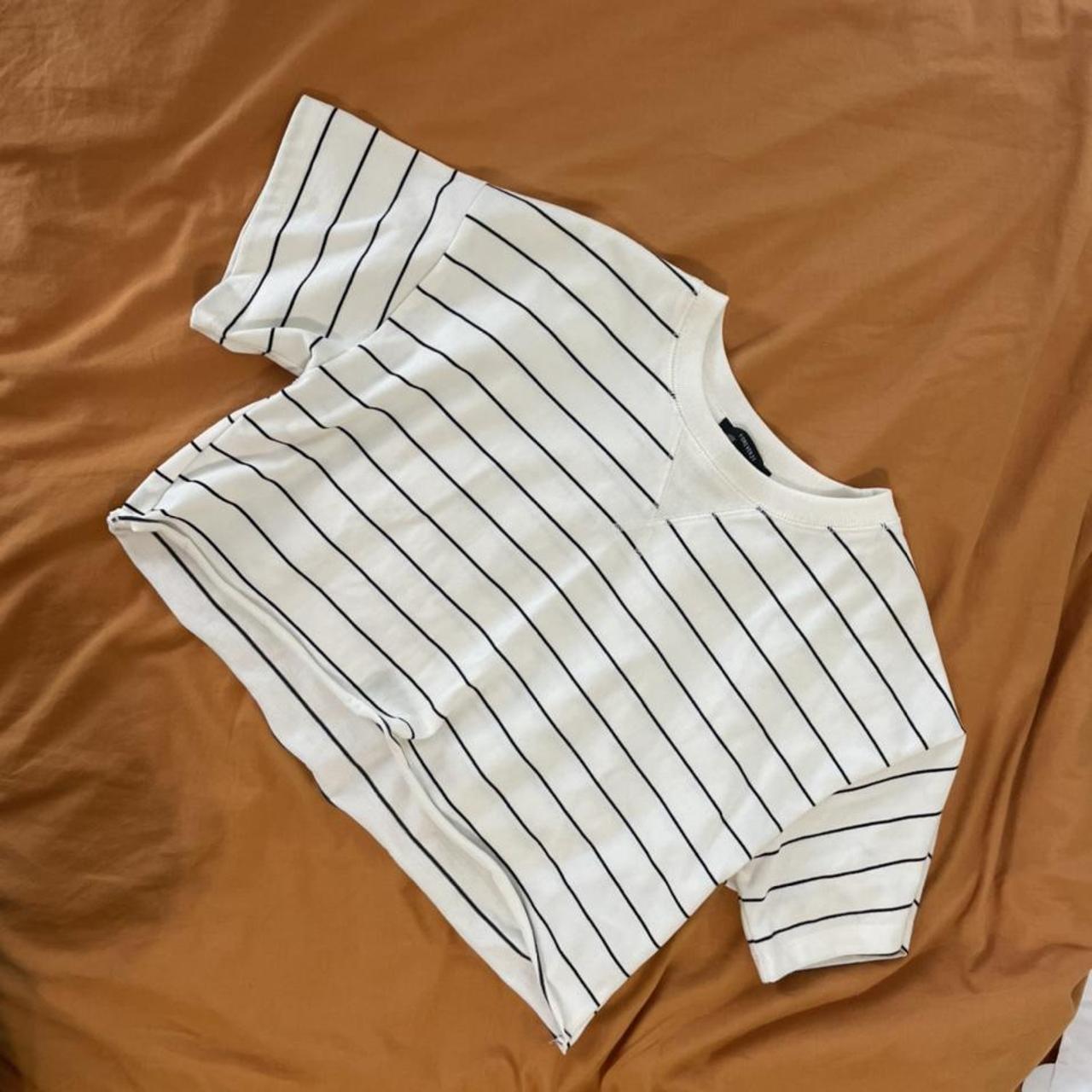 Forever 21 Striped Crop Top Thick Material But Not Depop