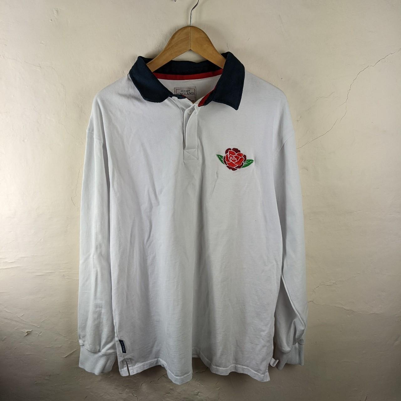 Vintage England Rugby Long Sleeve Top Gorgeous,... - Depop