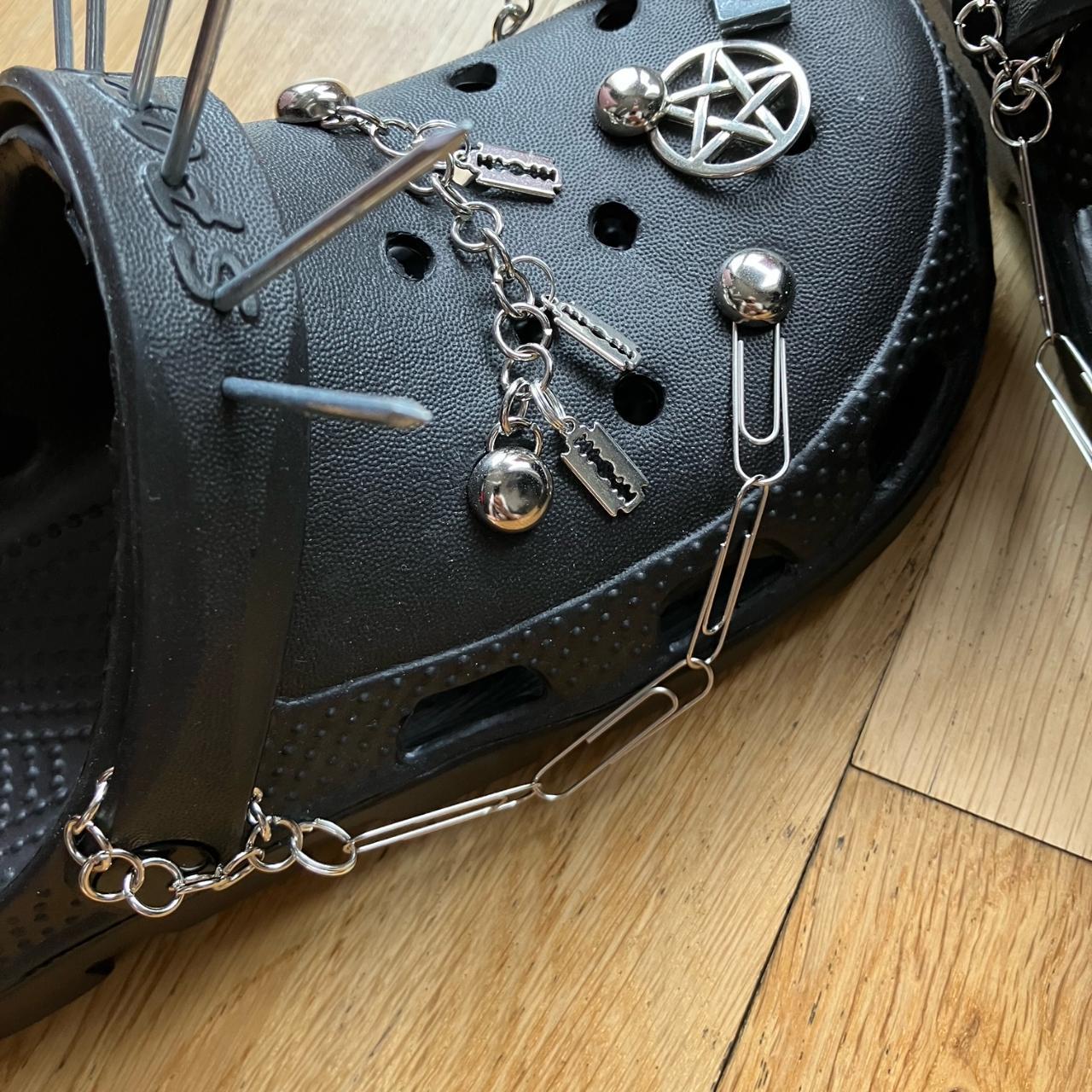 Gothic Style Sandal /Slider Goth Slides Very unique... - Depop