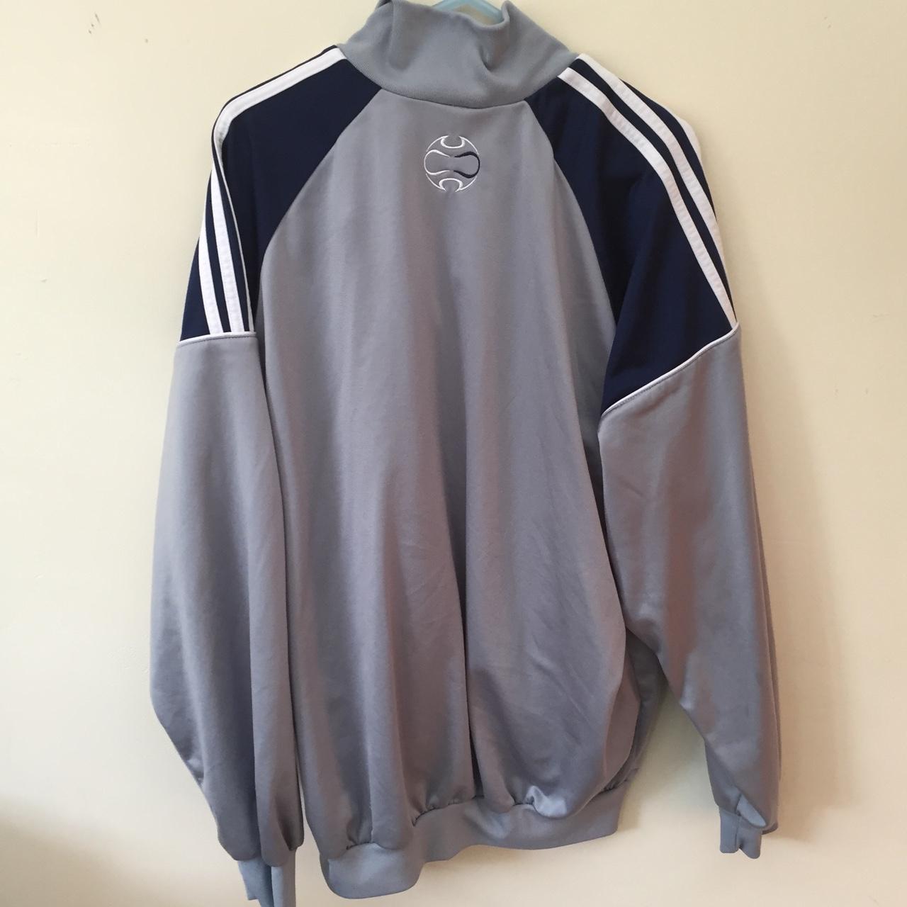 Old Adidas vintage jacket ( jumper / sweat / hoodie... - Depop