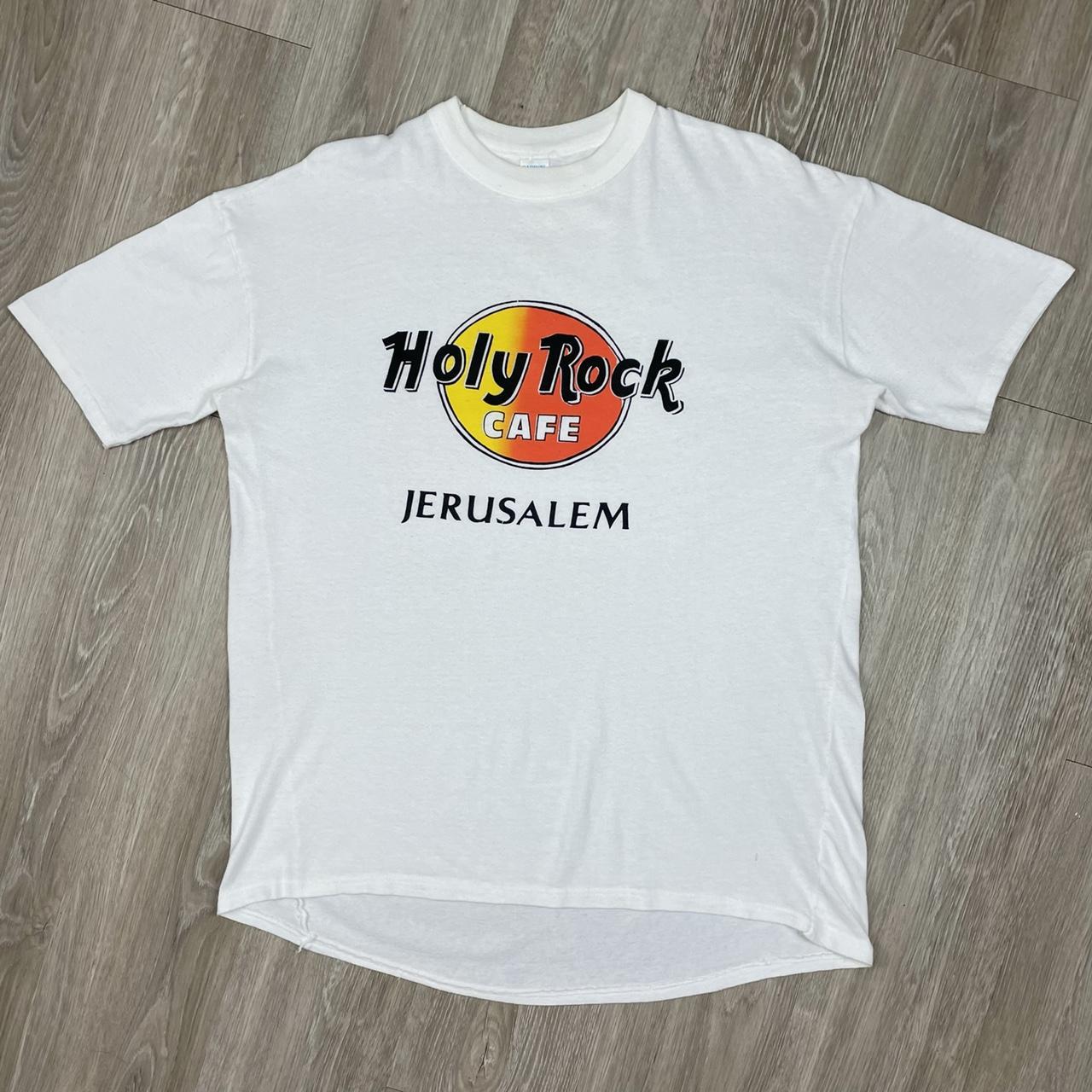Vintage 1980’s “Holy Rock” Jerusalem Tourist... - Depop