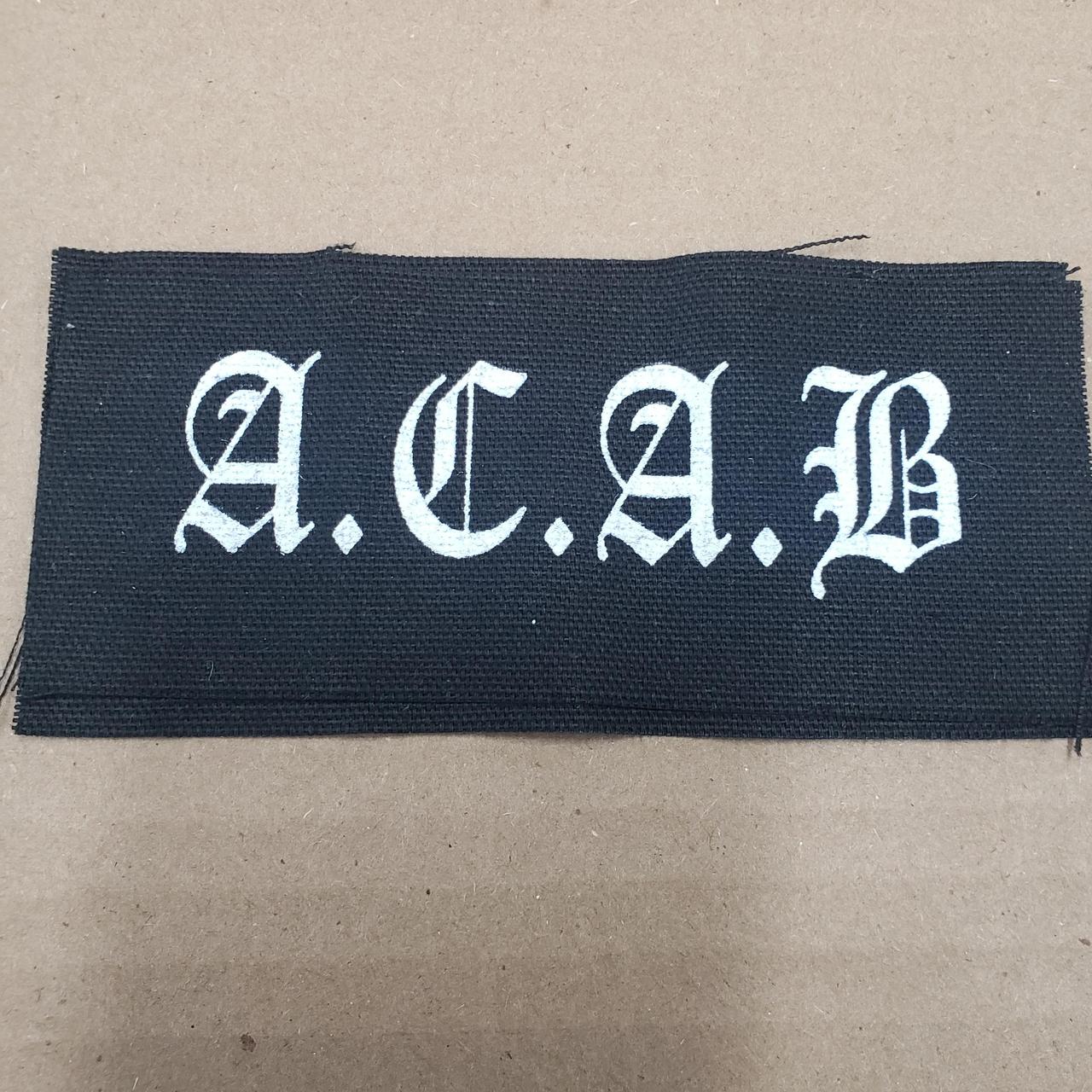 A.C.A.B. patch Never used #acab #punk #cops... - Depop