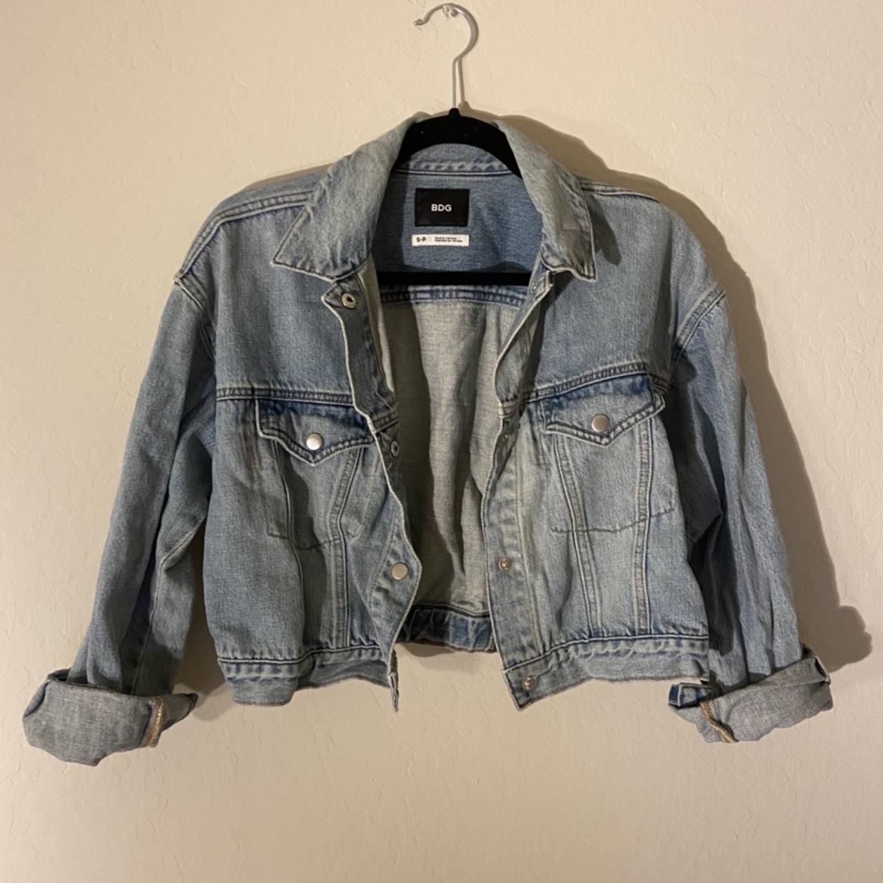 BDG brand cropped denim jacket. Never worn. Light... - Depop