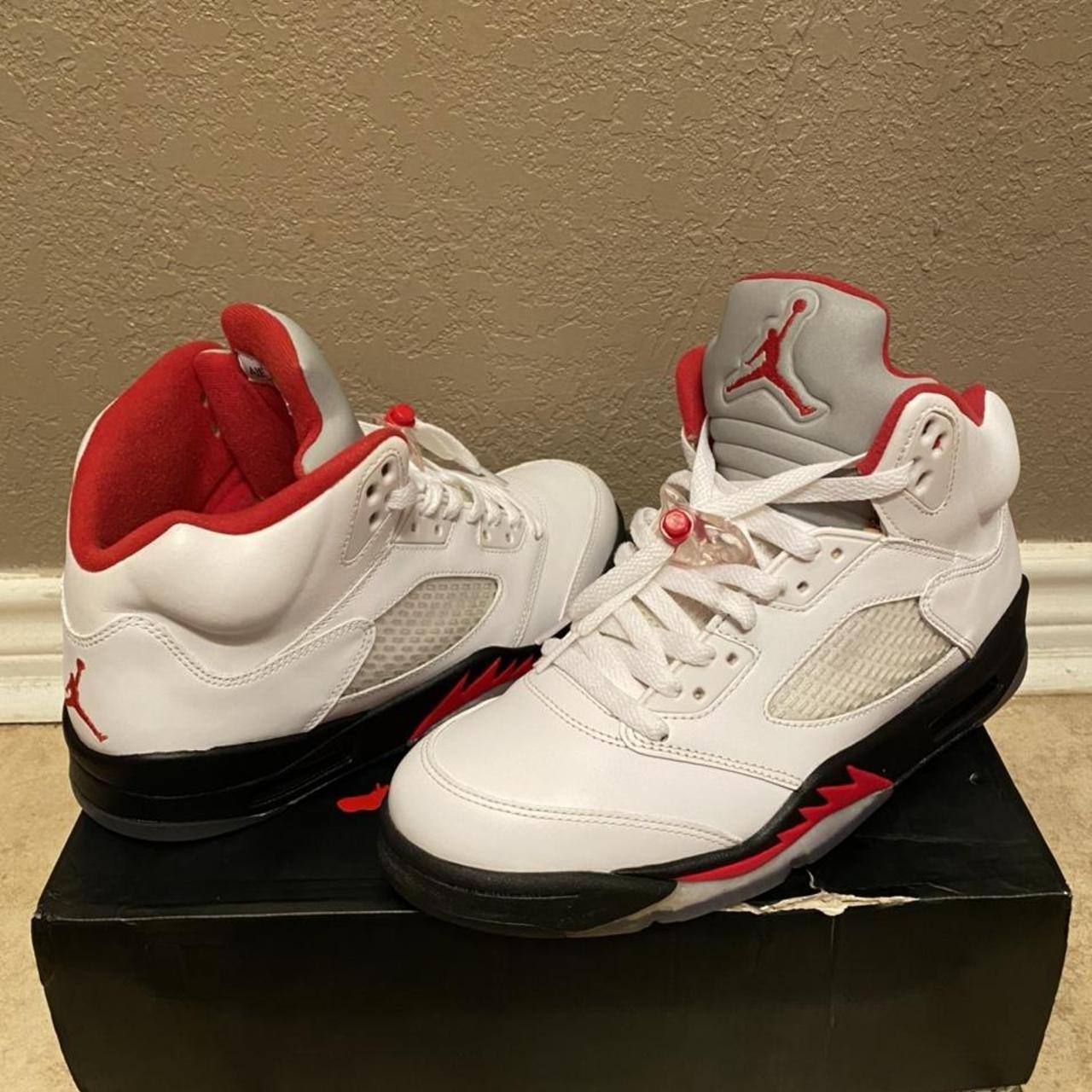 2012 Jordan Fire Red 5s Size 8.5 OG ALL Solid 8.6/10... - Depop