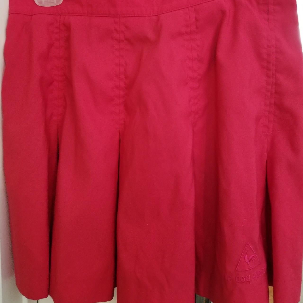 Pink tennis skirt with pockets. Brand is Le Coq... - Depop