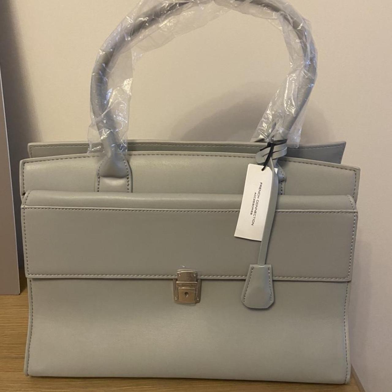French Connection tote bag Opal grey, large size,... - Depop