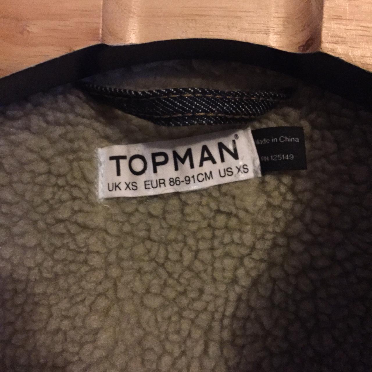 Sherpa Denium Jacket. Genuine Topman. Hardly worn.... - Depop
