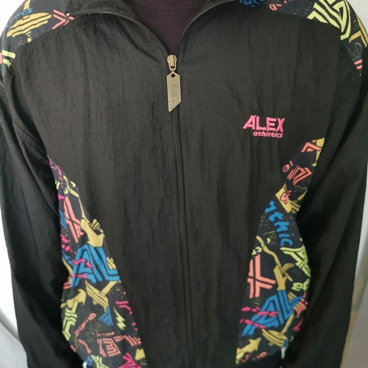 Alex Athletics Vintage 90's Shell Suit Jacket Retro... - Depop