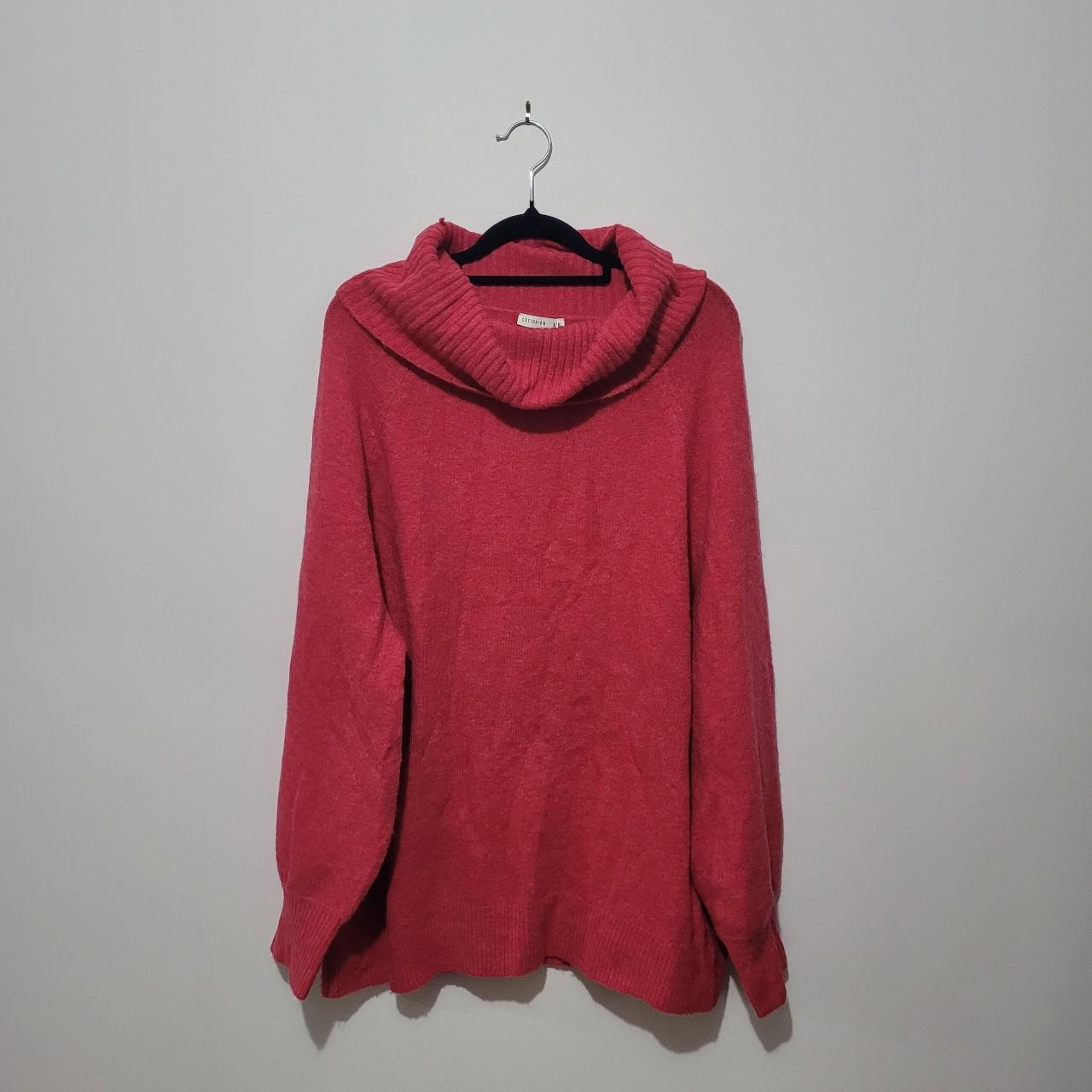 Barbie pink knit jumper Cotton on knit turtle neck... | Depop