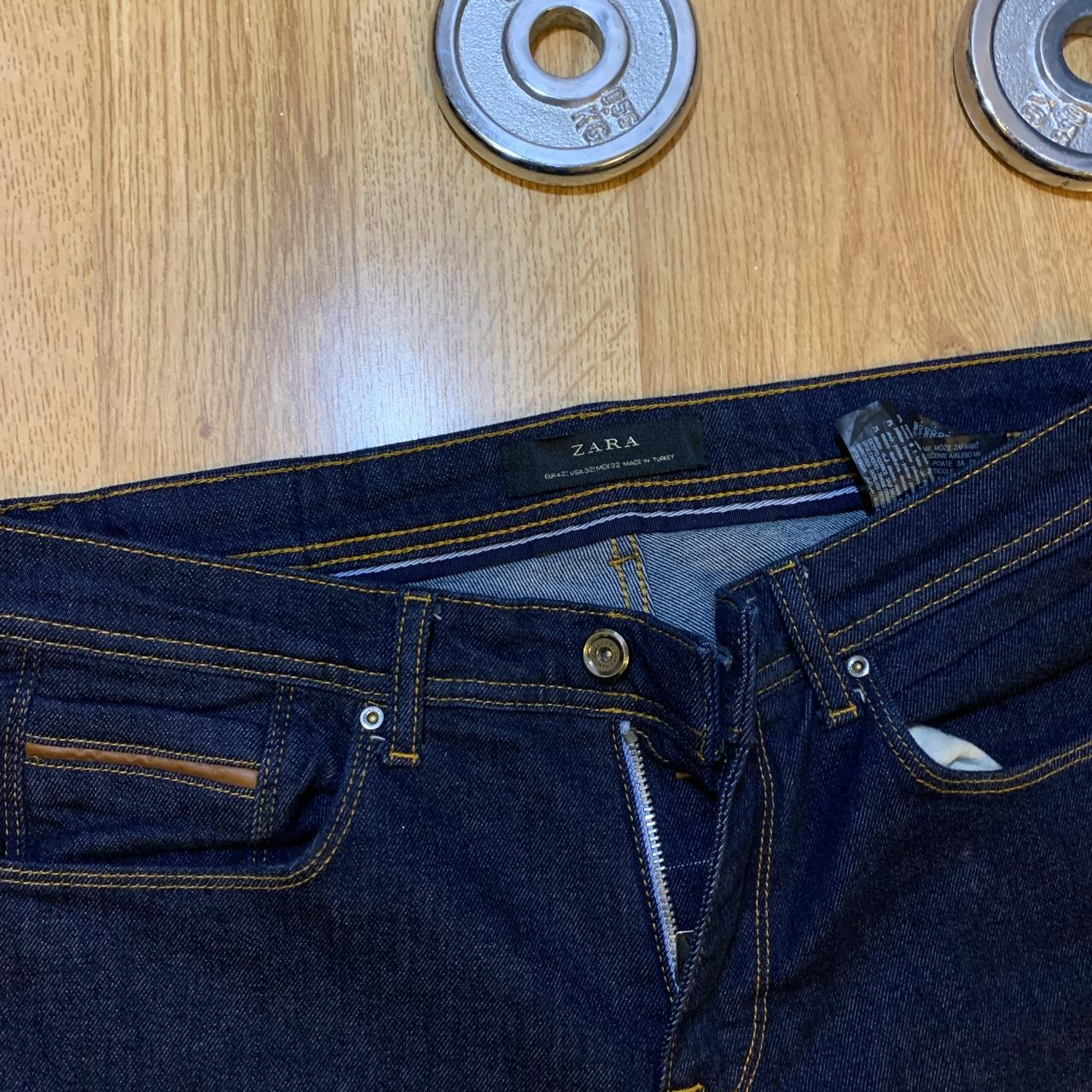 Zara Man Premium Denim Jeans. Eu size 42 Fit like... - Depop