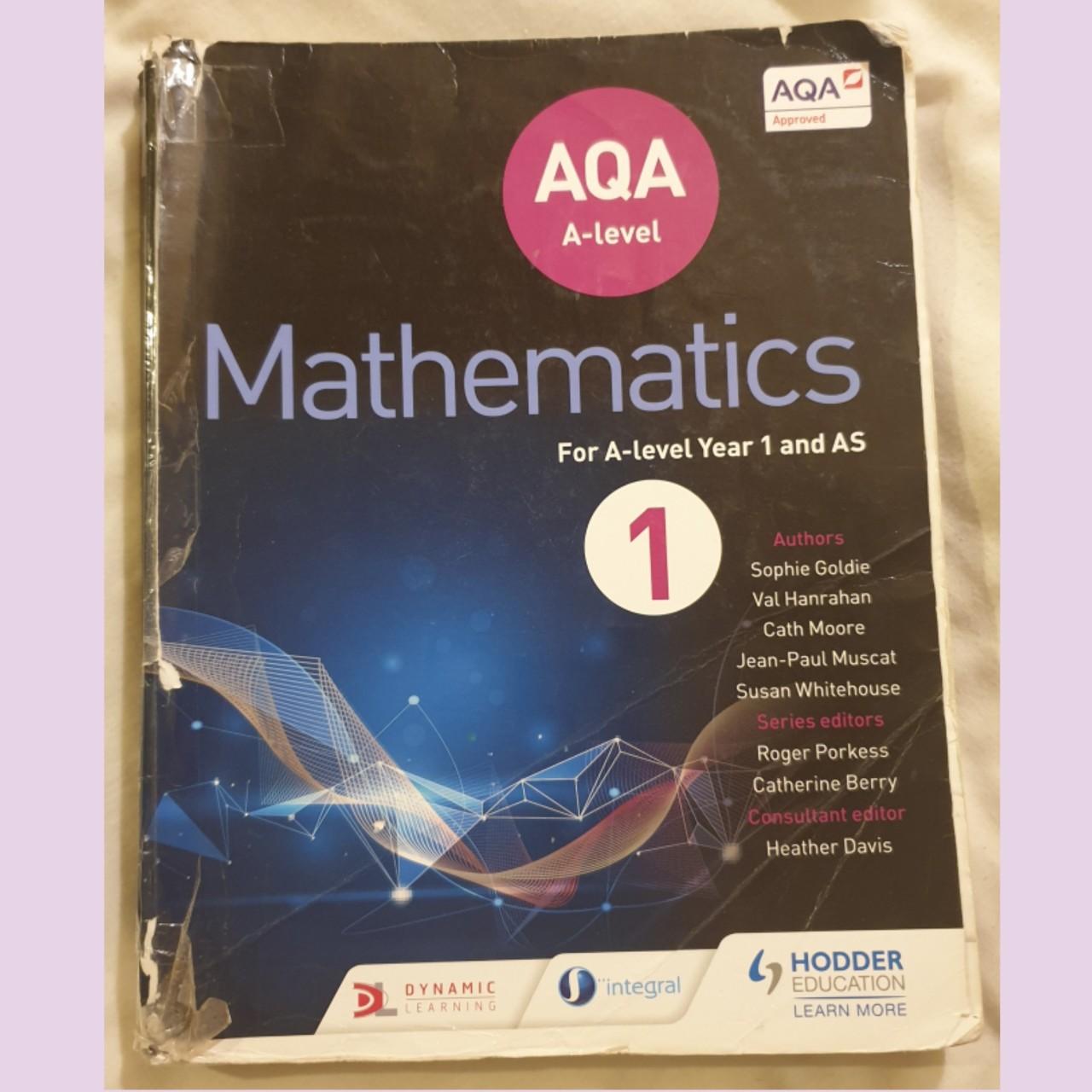 A level Maths AQA book Used condition, got lots of... - Depop