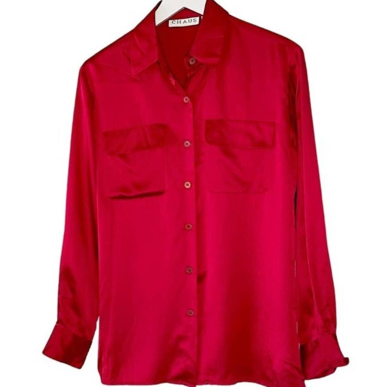 Women's Red Blouse | Depop