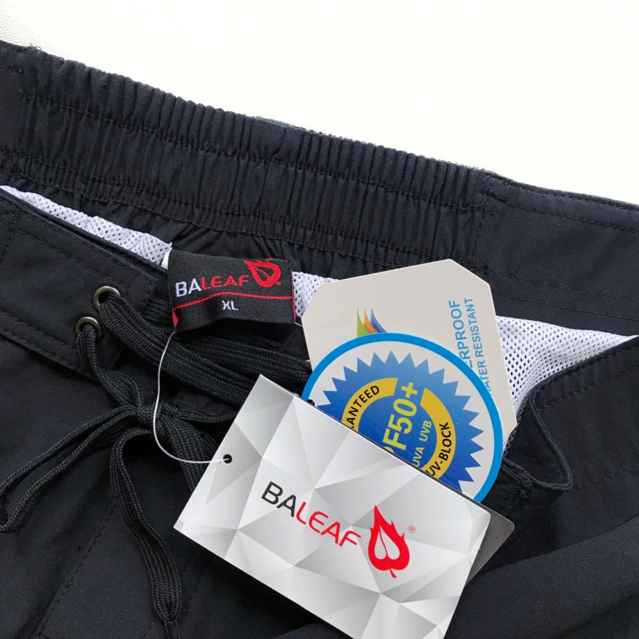 NWT Baleaf Embroidered Leaf Logo Black Swim Suit... - Depop