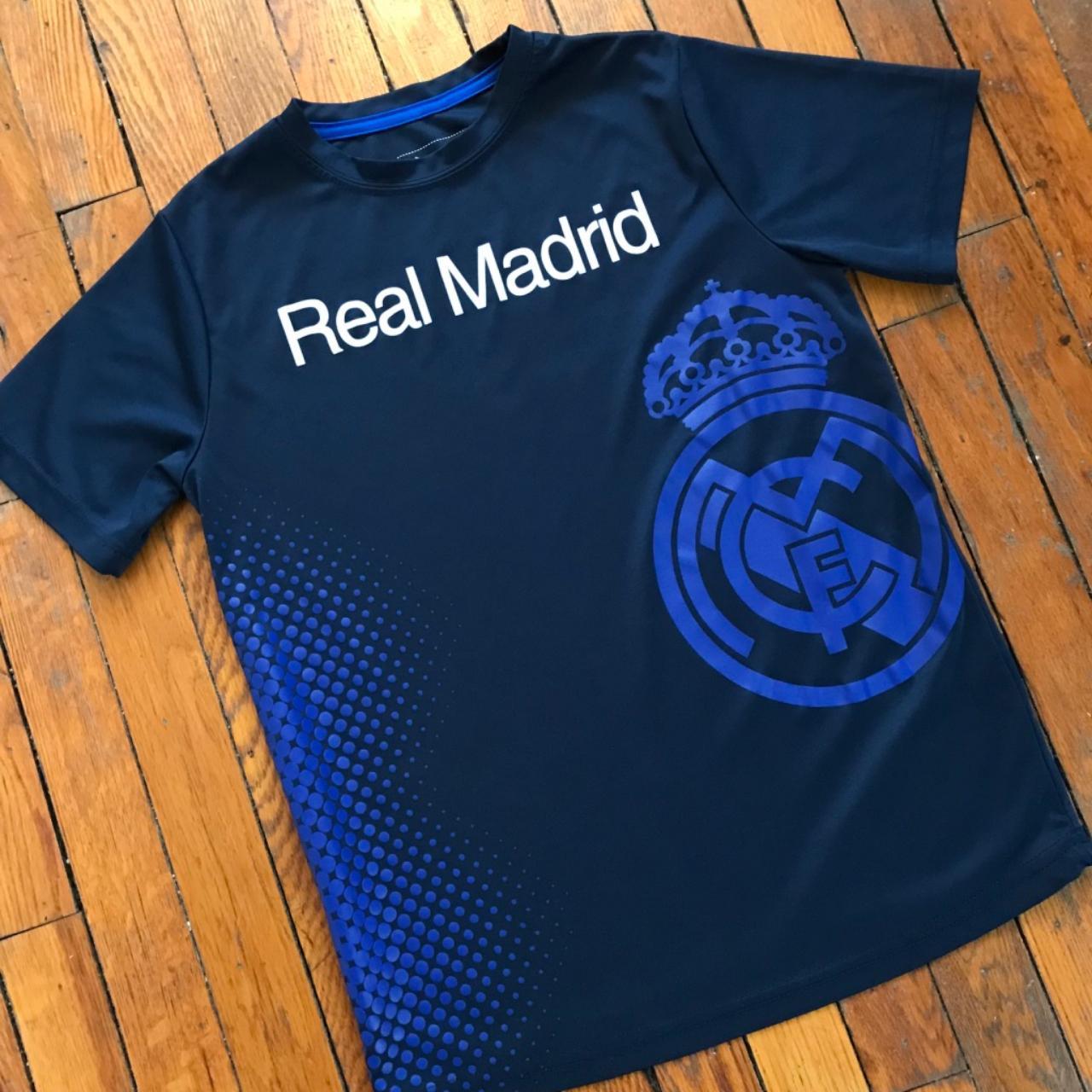 Real Madrid FC Official Merchandise Navy Blue Royal... - Depop