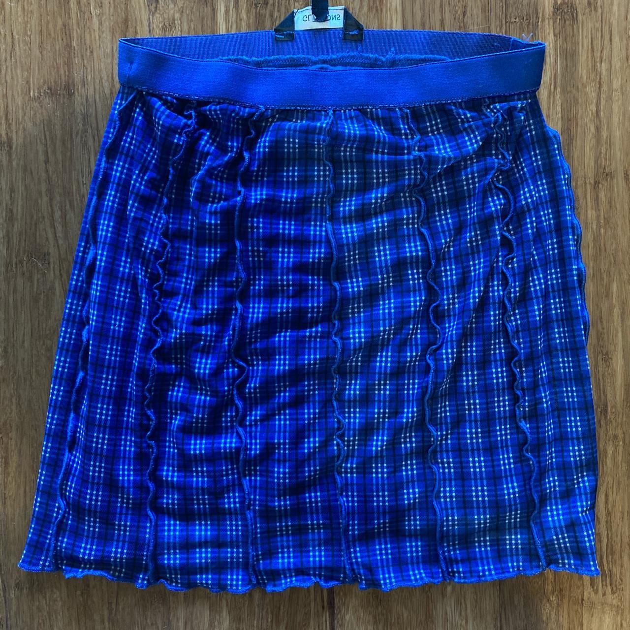 Exposed Seam Mesh Mini Skirt It Is Lined Never Depop