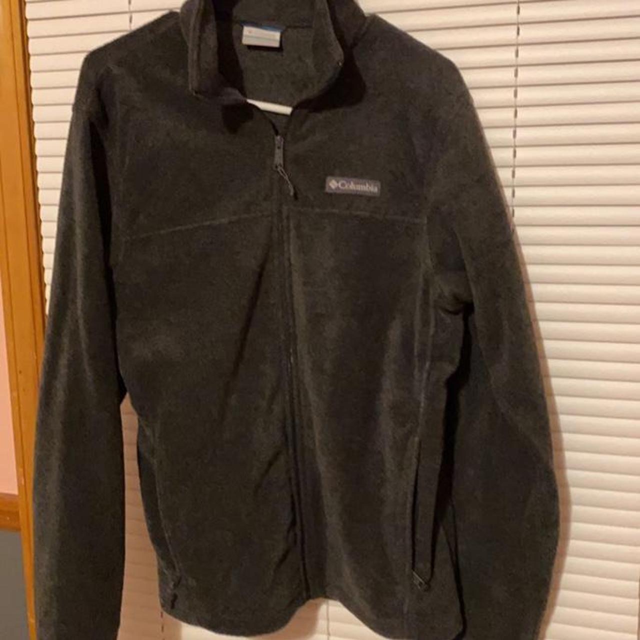 Dark grey Columbia jacket Size small Super soft... - Depop