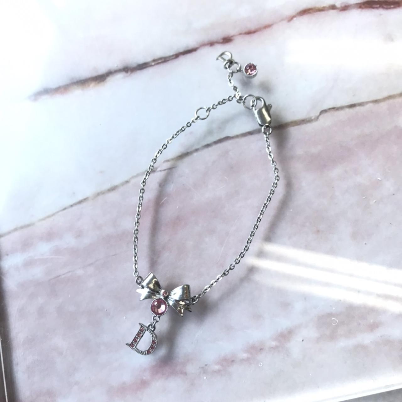 Authentic Dior ribbon sliver bracelet 100%... - Depop