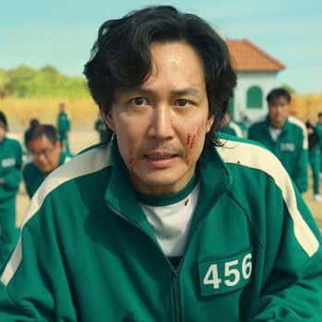 SQUID GAME SEONG GI-HUN Jacket + Jogging bottoms ... - Depop