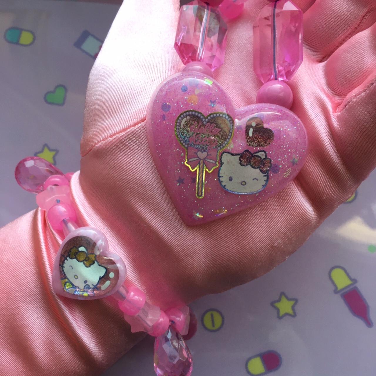 💖 Magical Hello Kitty crystal kandi set with... | Depop