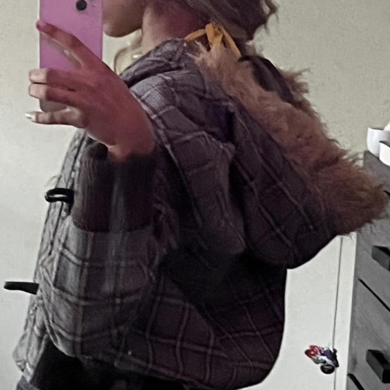 Marcelle Renee LUX fur jacket ! Size - Large / fits... - Depop