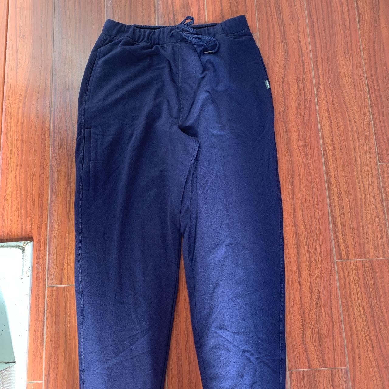 Eddie Bauer sweatpants brand new without tags Navy... - Depop