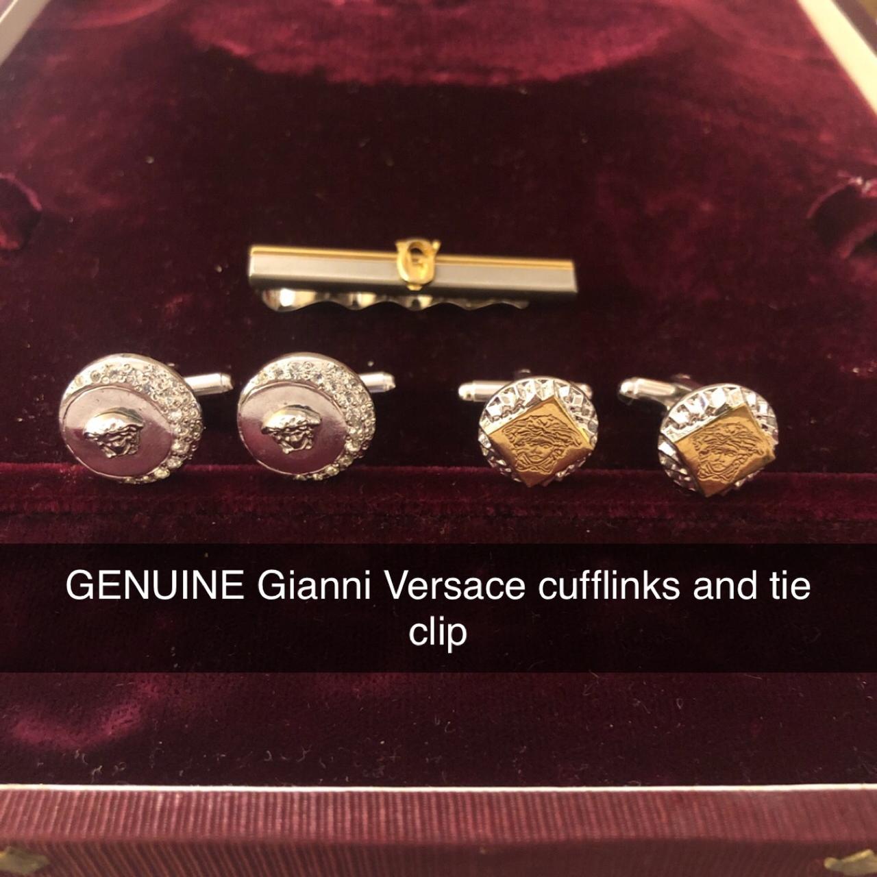 GENUINE Gianni Versace cufflinks. There are two... - Depop