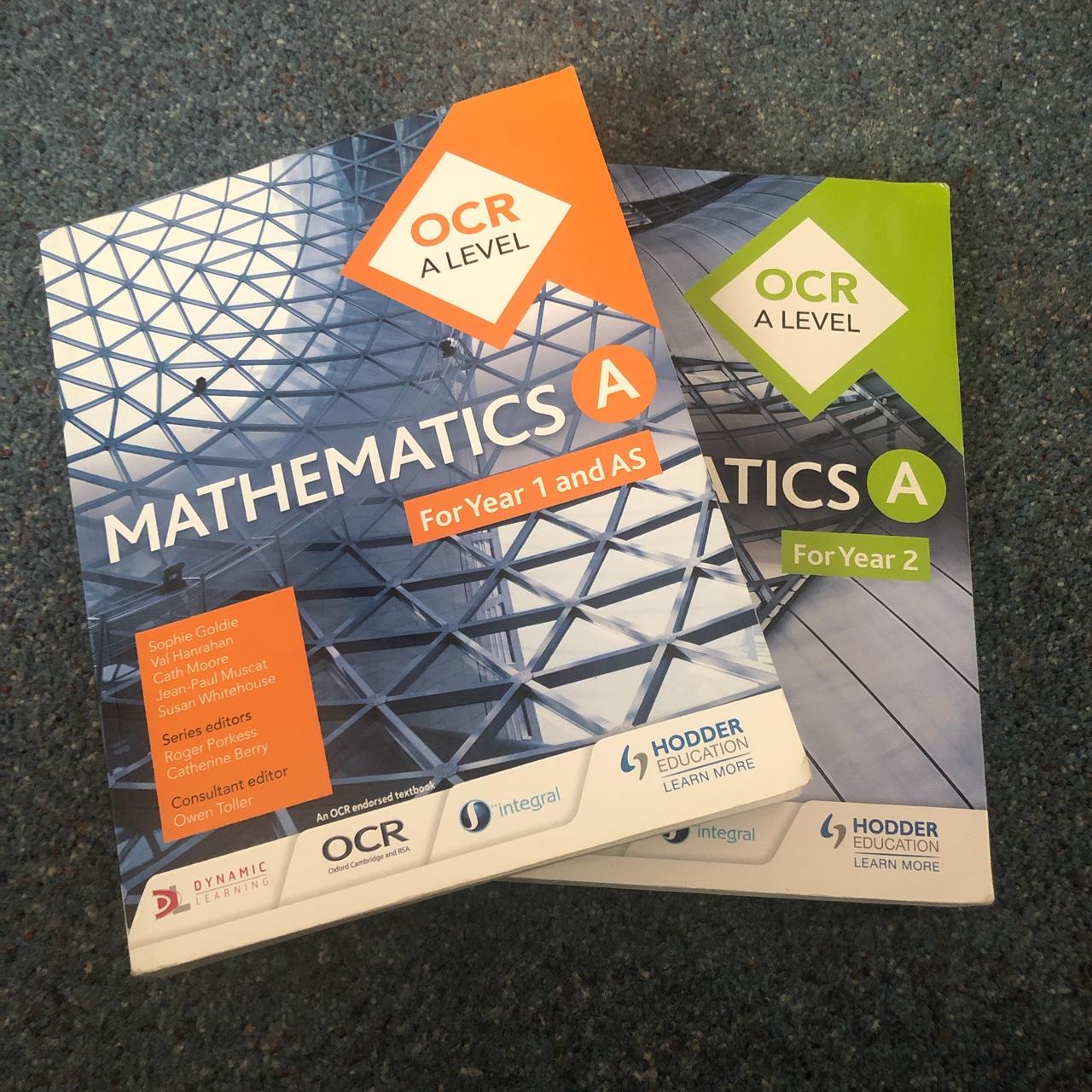 OCR A Level Mathematics A Year 1 and Year 2 textbook... - Depop