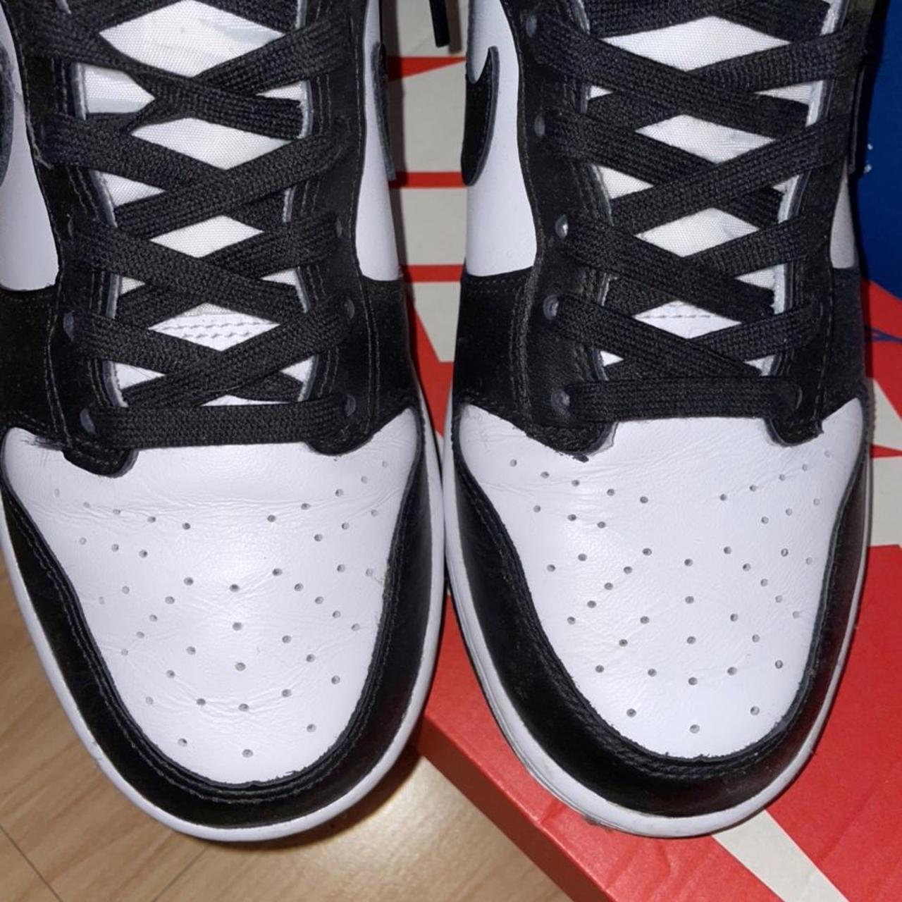 Nike high panda dunks📌 worn 3 times📌 eBay... - Depop