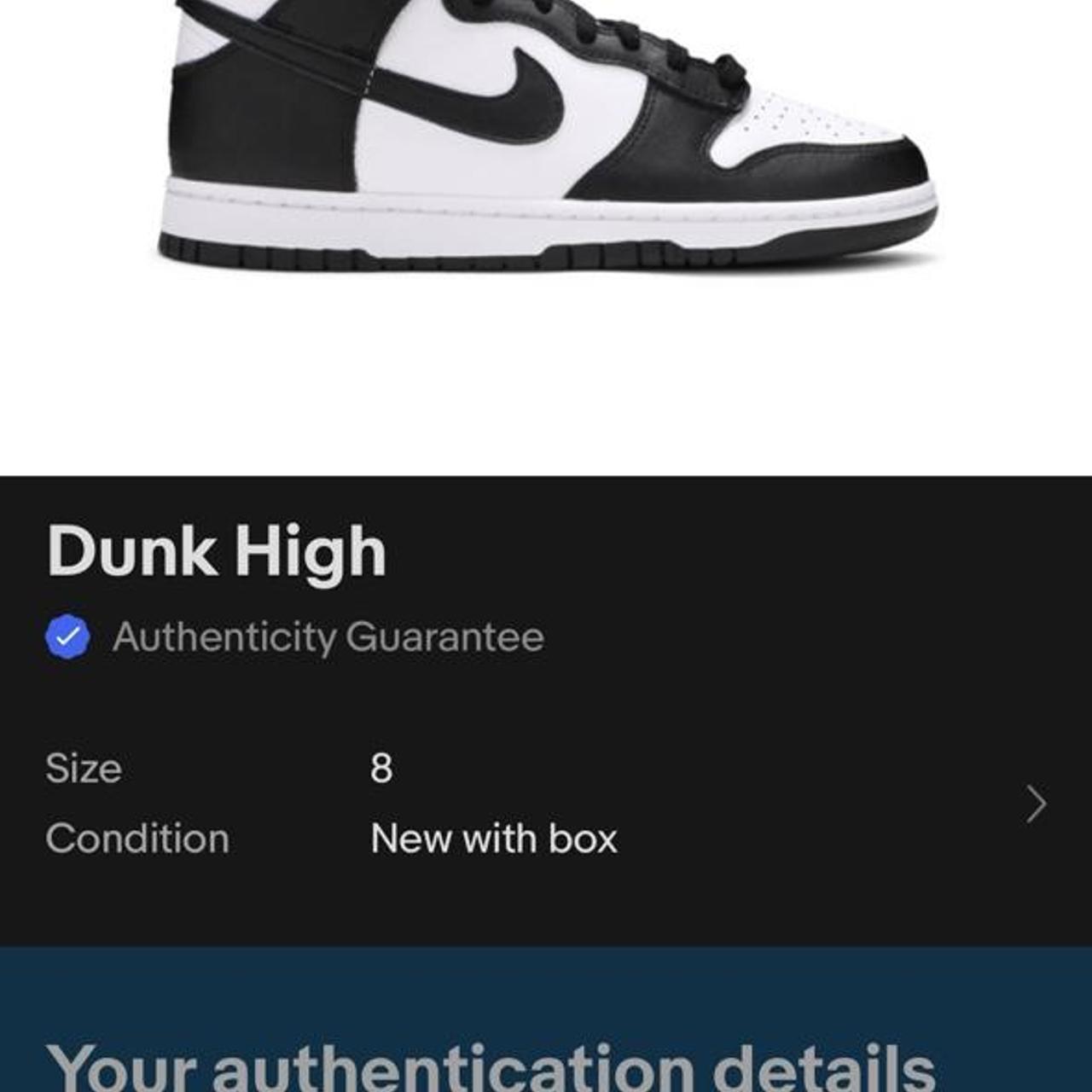 Nike high panda dunks📌 worn 3 times📌 eBay... - Depop