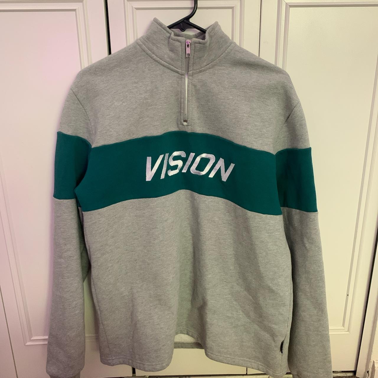 VISION Brand 3/4 Zip Jacket! Super comfy and warm... - Depop