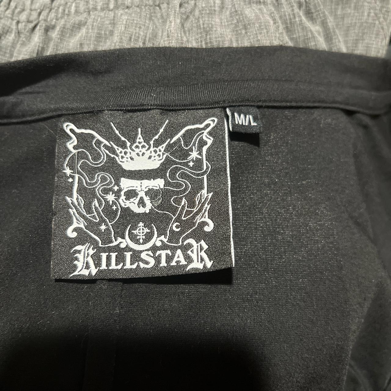 Killstar Celestial Bodies crop top with dramatic... - Depop