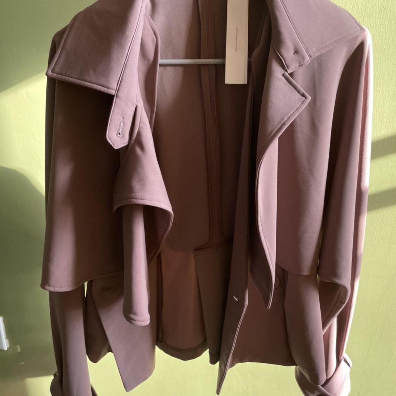 Dust pink trench coat size S-M A unique and... - Depop