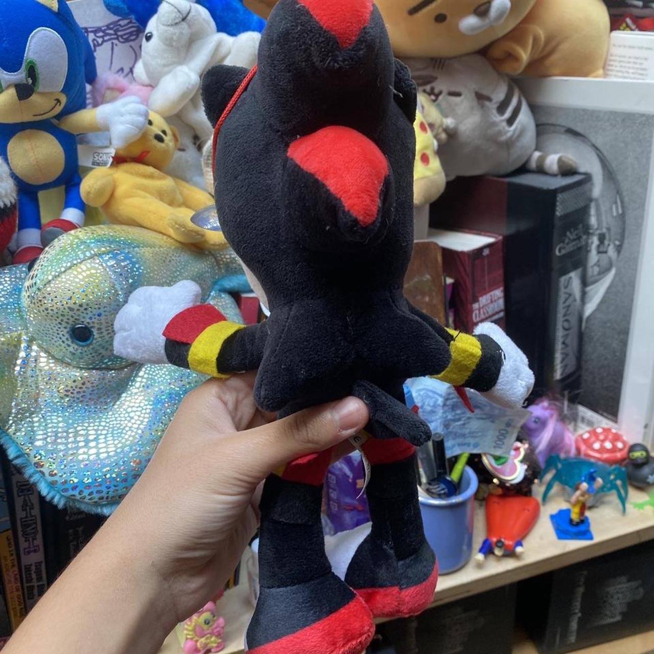shadow the hedgehog vintage stuffed animal. right... - Depop