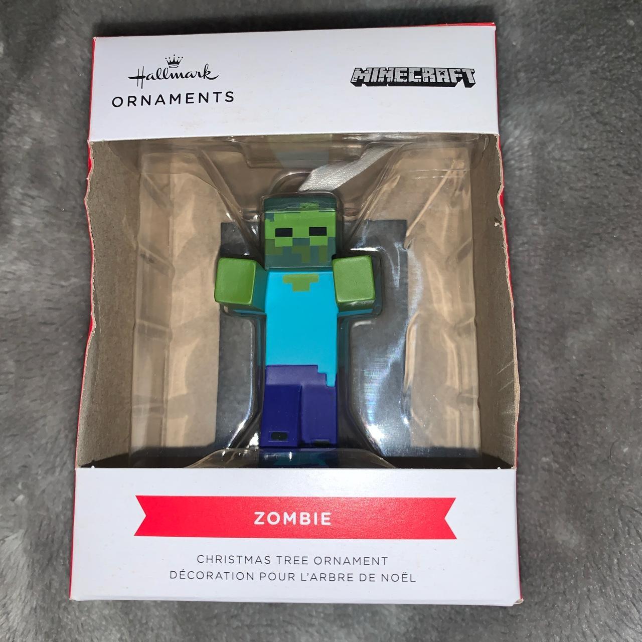 Hallmark Minecraft Zombie 3 inch Christmas Tree... - Depop