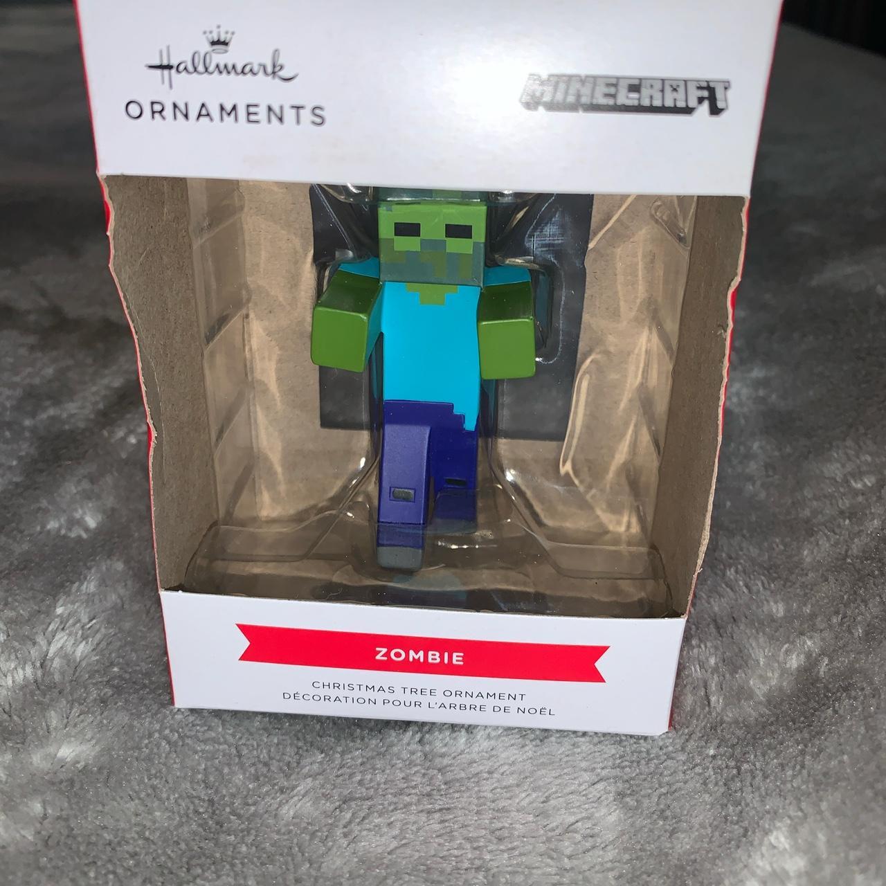 Hallmark Minecraft Zombie 3 inch Christmas Tree... - Depop