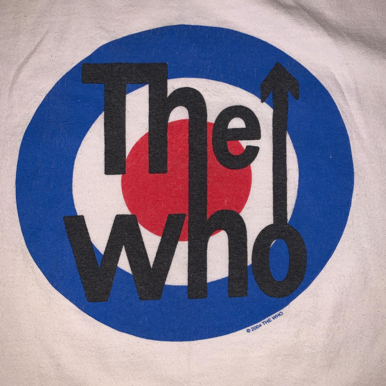 Vintage 2004 The Who band album graphic ringer style... - Depop