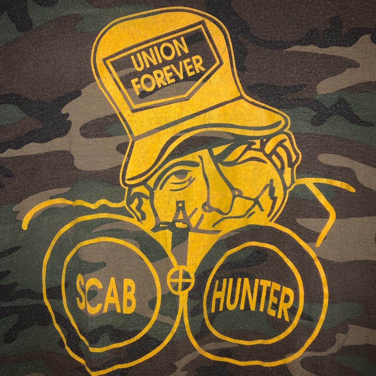 True vintage 70s/80s Union scab hunter United we... - Depop