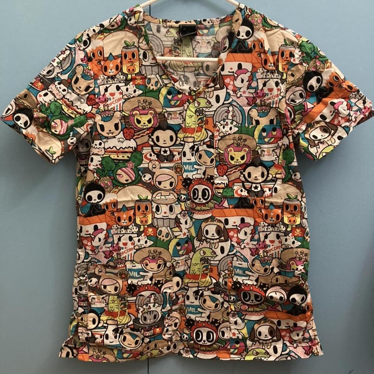 XXS Tokidoki Scrub top. Unisex. - Depop