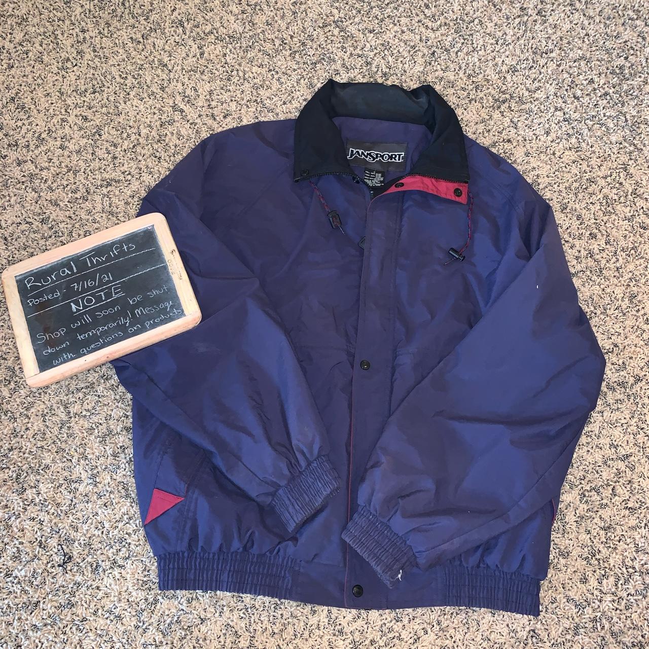 Nice men’s outerwear JanSport jacket. This piece has... - Depop