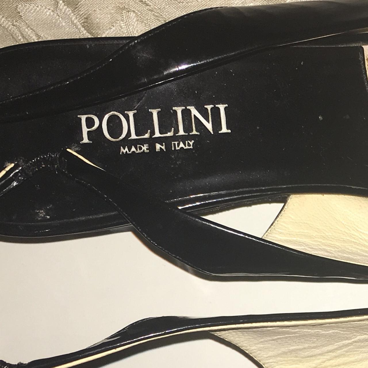 Vintage le pollini in vernice con punta quadra... - Depop
