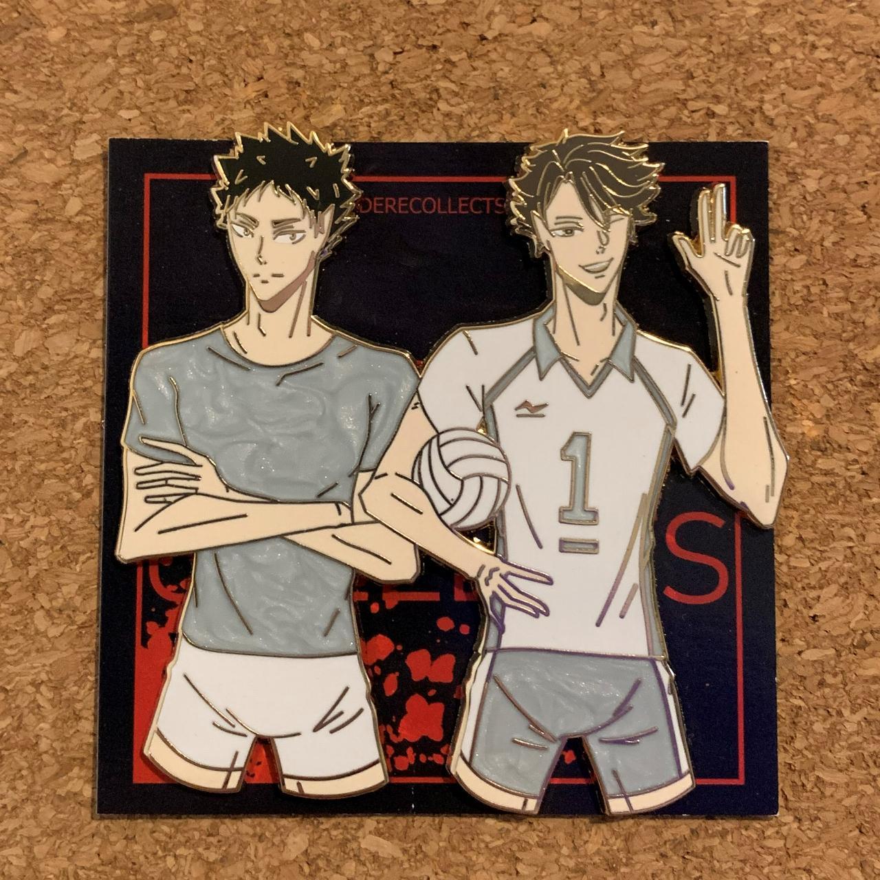 Yandere Collects IwaOi Haikyuu Enamel Pin Selling... - Depop