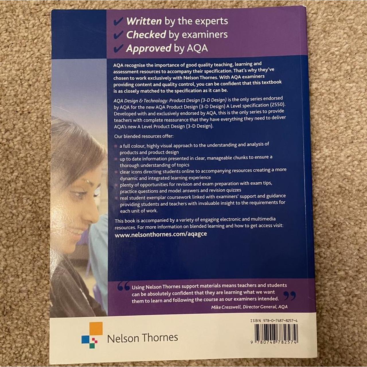 AQA A LEVEL PRODUCT DESIGN TEXTBOOK. RRP £35 No... - Depop