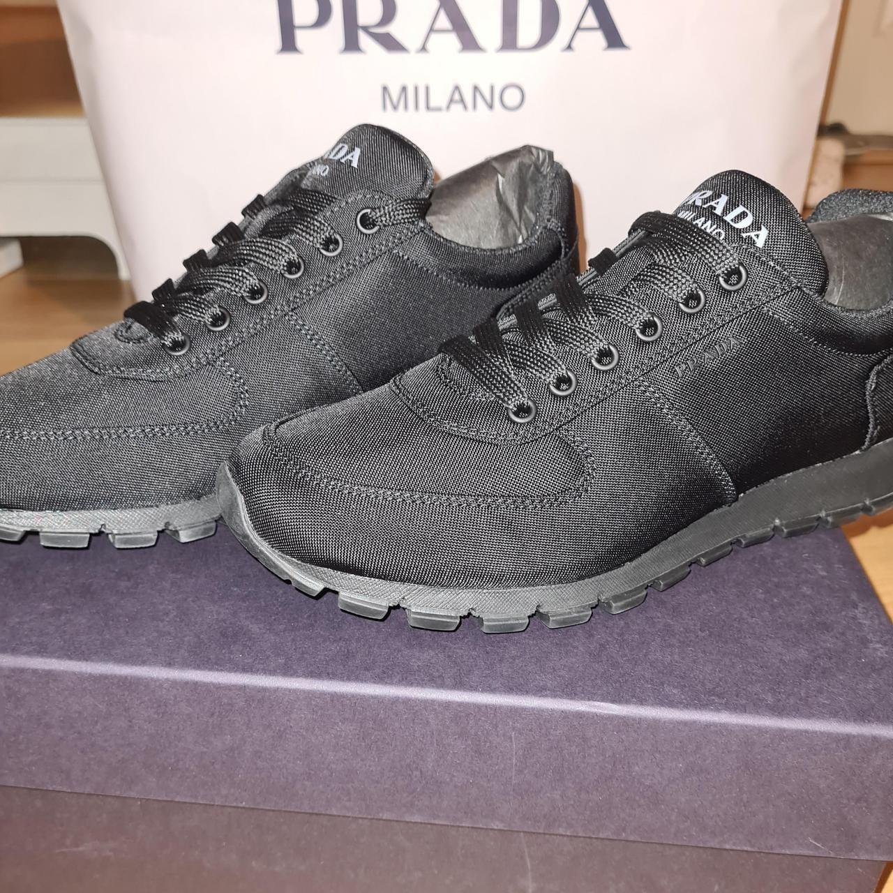 Prada runners Black/ Nero Brand new/ unworn Size... - Depop