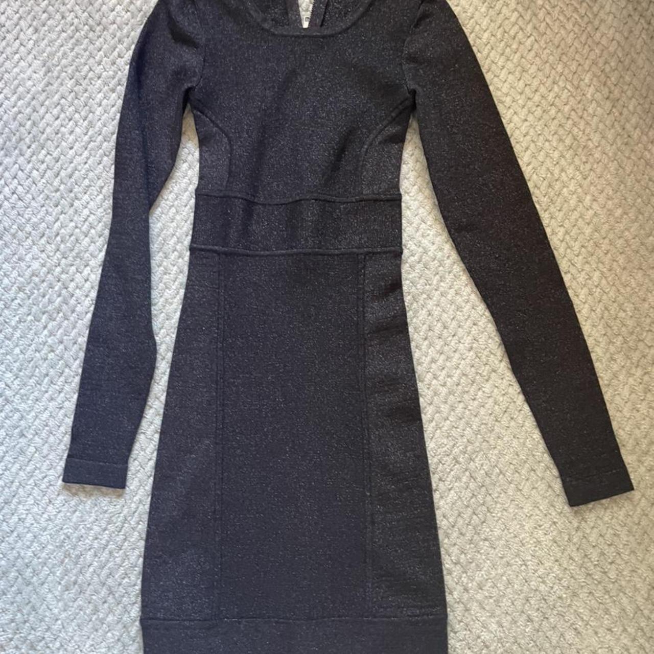 Black French connection dress. Black and long... - Depop