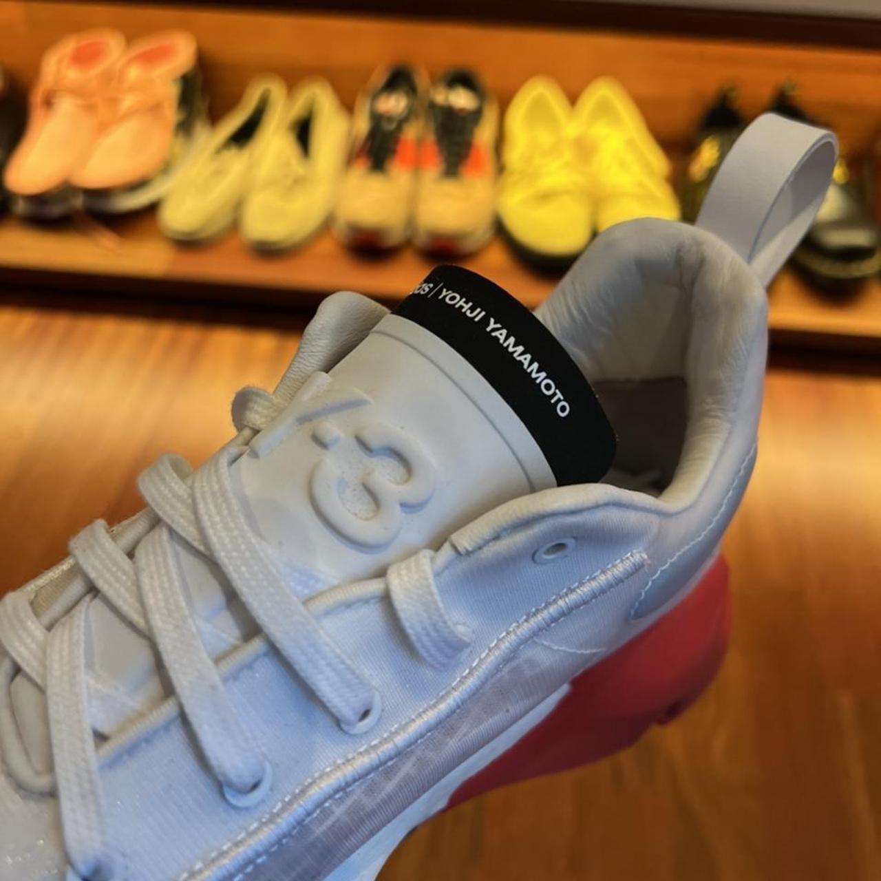 rare adidas y3 orisan yohji yamamoto sneakers in red... - Depop