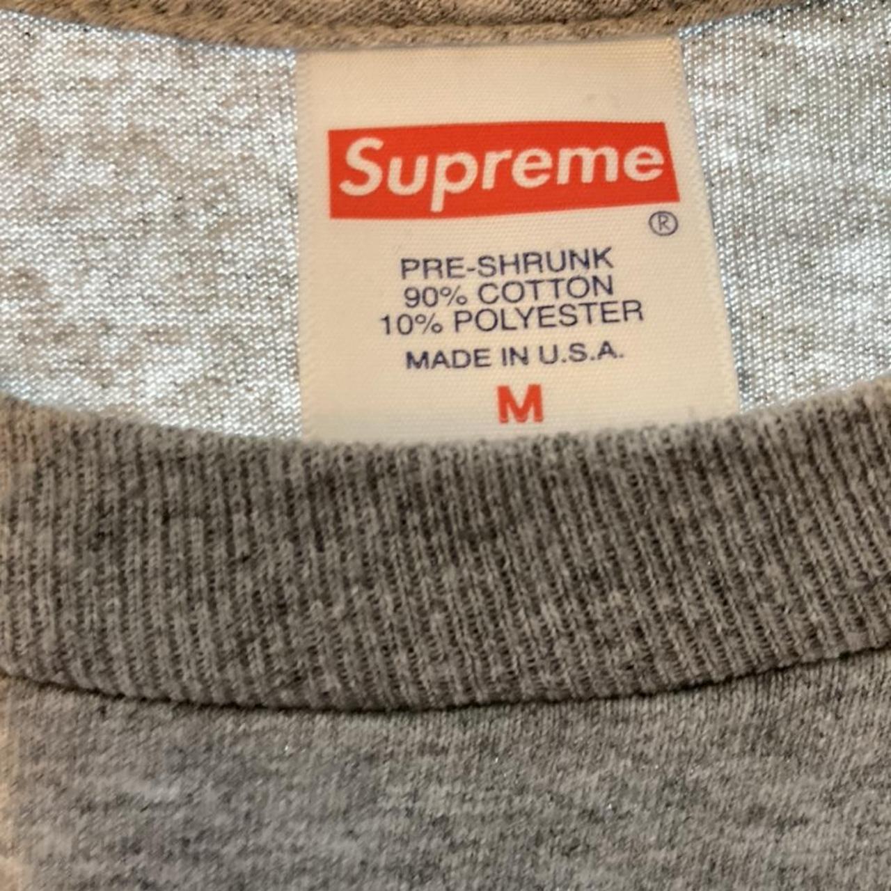 Supreme grey basketball graphic t shirt Literally... - Depop