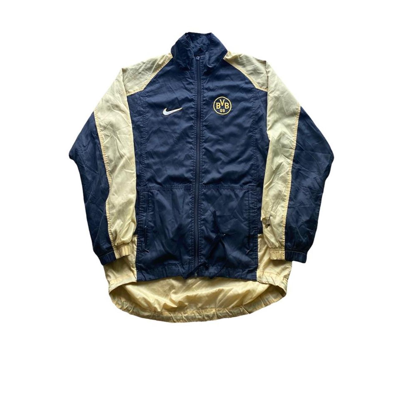 Vintage Borussia Dortmund tracksuit jacket ️ Black... - Depop