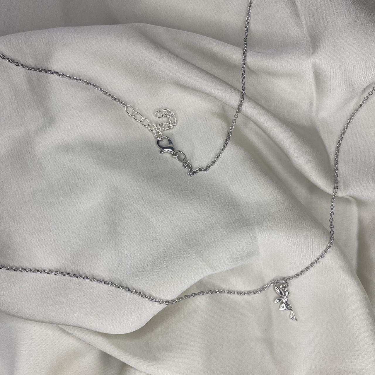 handmade silver stainless steel pixie fairy charm... - Depop